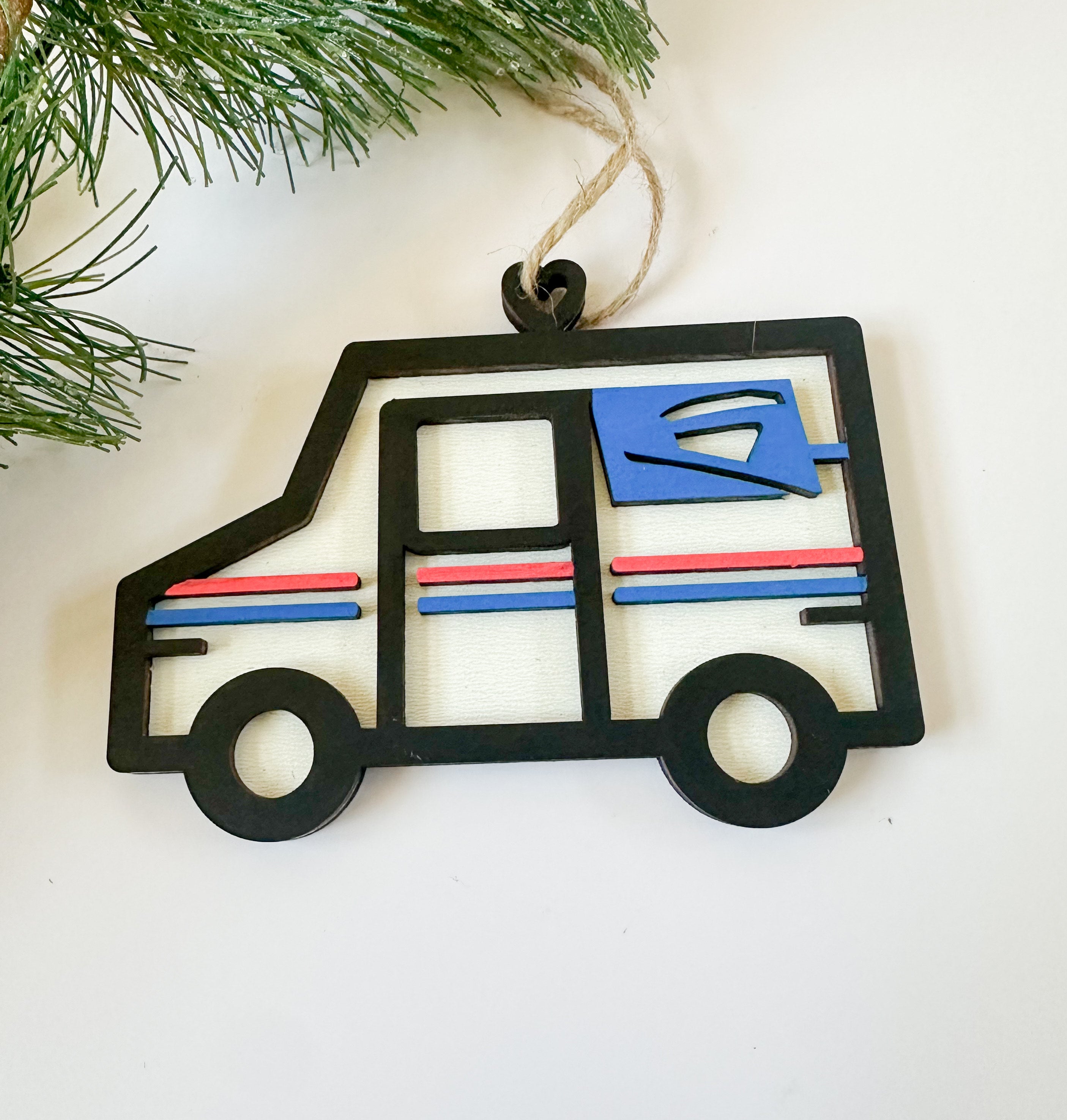 Mail Carrier USPS Truck Ornament – SignedByCrystal