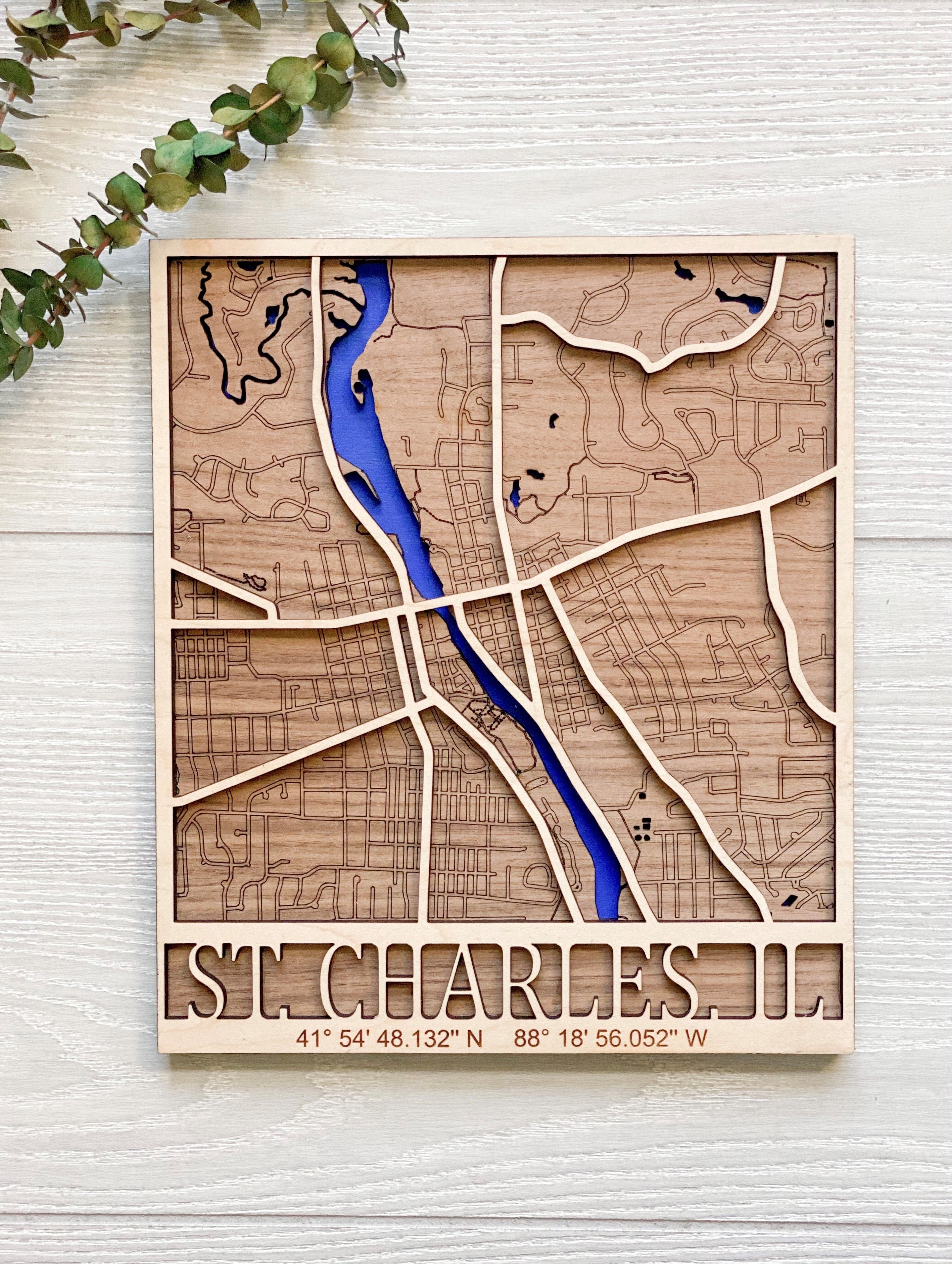 St. Charles, IL City Map – SignedByCrystal