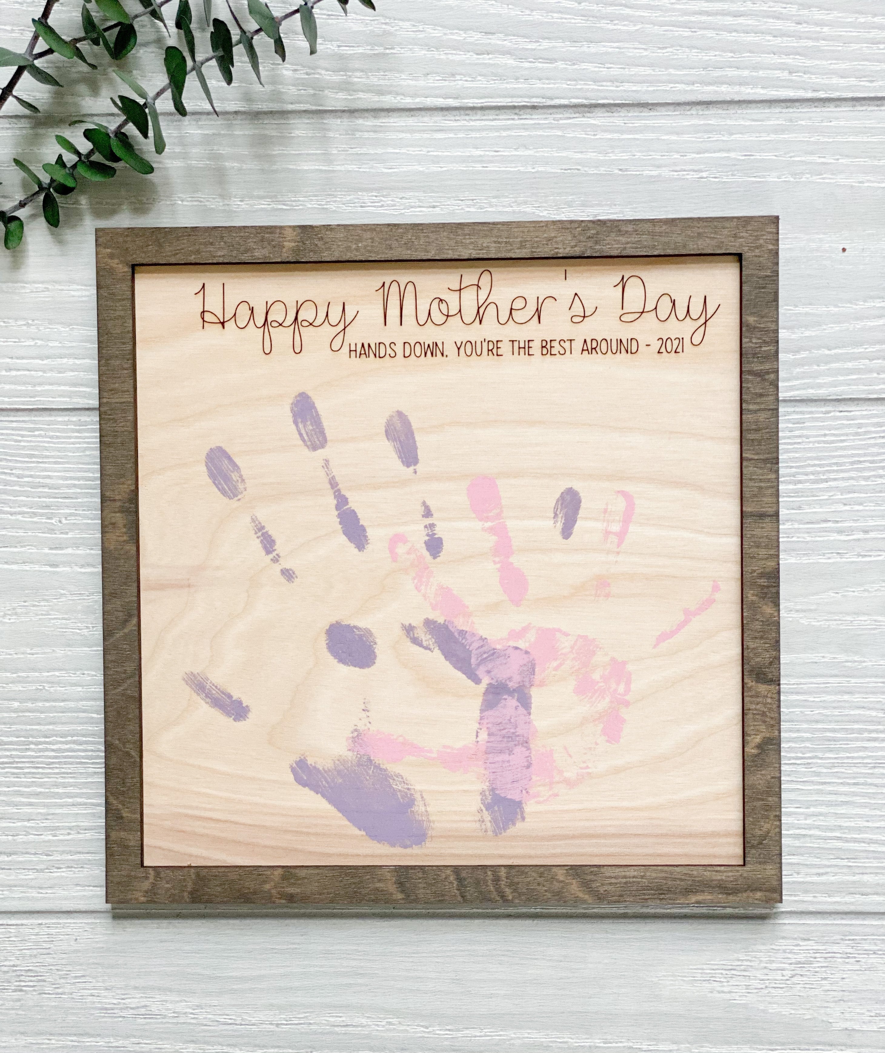 Personalized Handprint Sign – SignedByCrystal