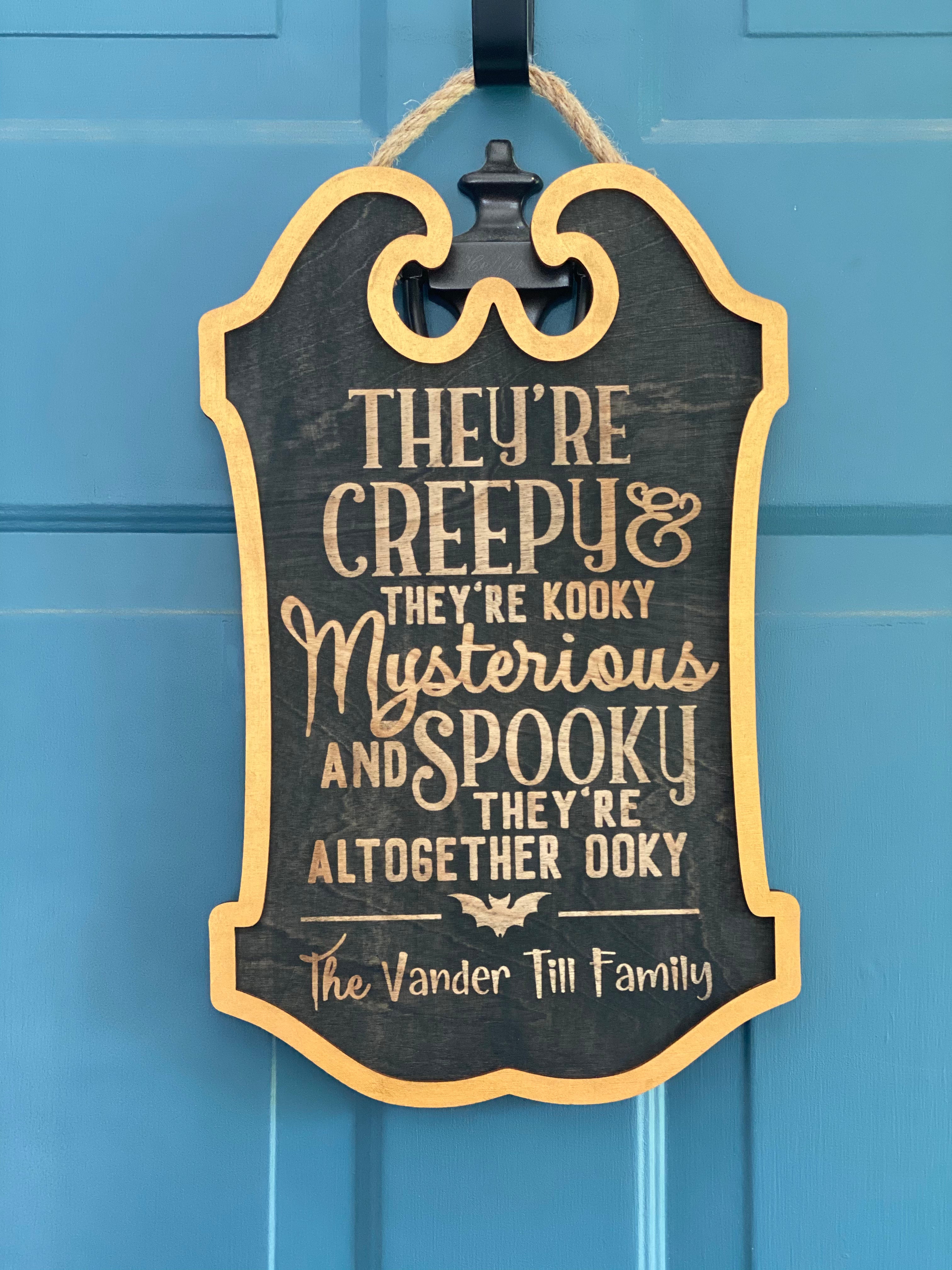 Personalized Halloween Plaque – SignedByCrystal